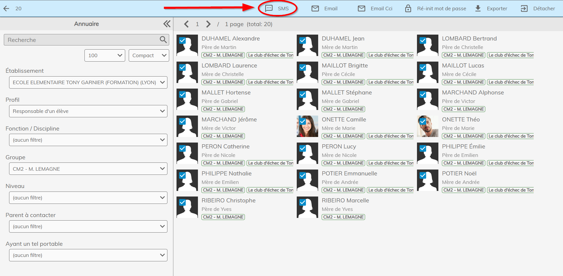 Envoyer des SMS aux utilisateurs – Blog laclasse.com