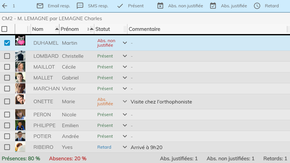 Effectuer l’appel du jour – Blog laclasse.com