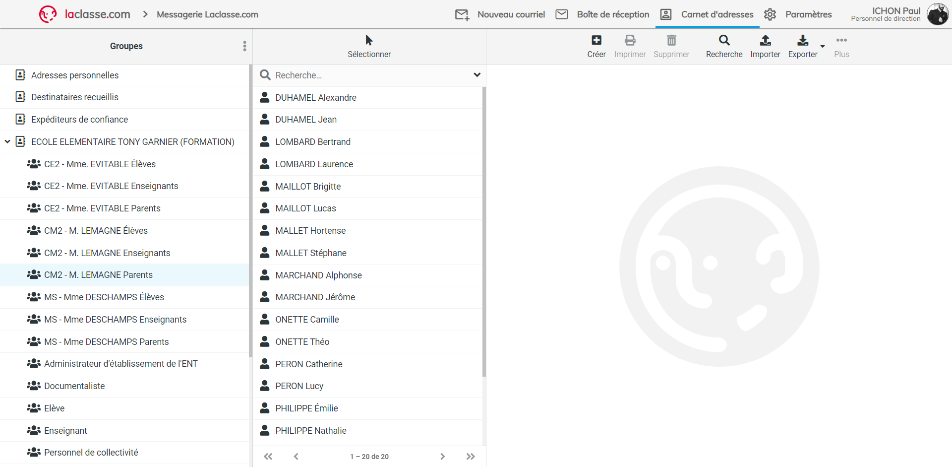 Le webmail – Présentation de l’outil – Blog laclasse.com