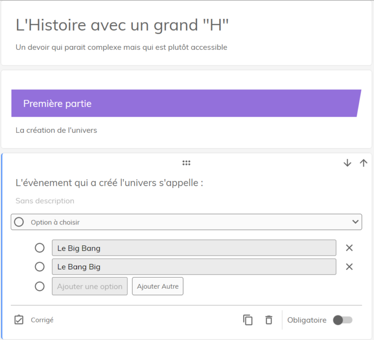 Créer un devoir noté et corrigé – Blog laclasse.com Créer un devoir noté et corrigé – Blog laclasse.com