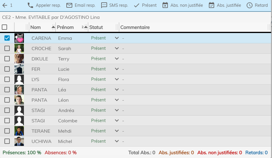 Effectuer l’appel du jour – Blog laclasse.com