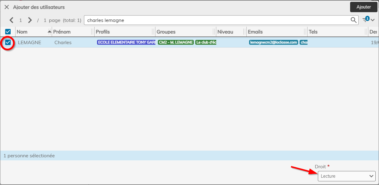 Espace documents – partager un fichier ou un dossier – Blog laclasse.com