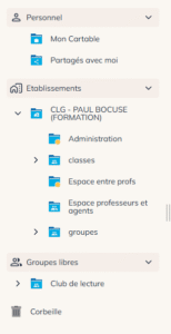 L’espace documents – Présentation de l’outil – Blog laclasse.com